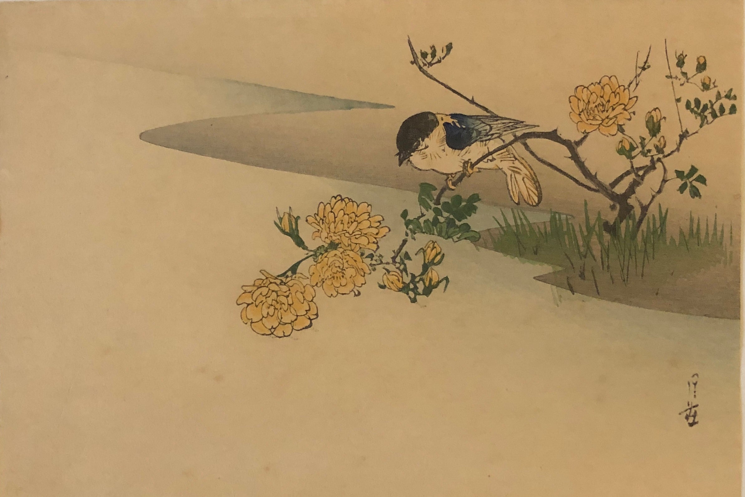 Yoshimoto Gesso Japanese woodblock print woodcut hasegawa – curve-arts